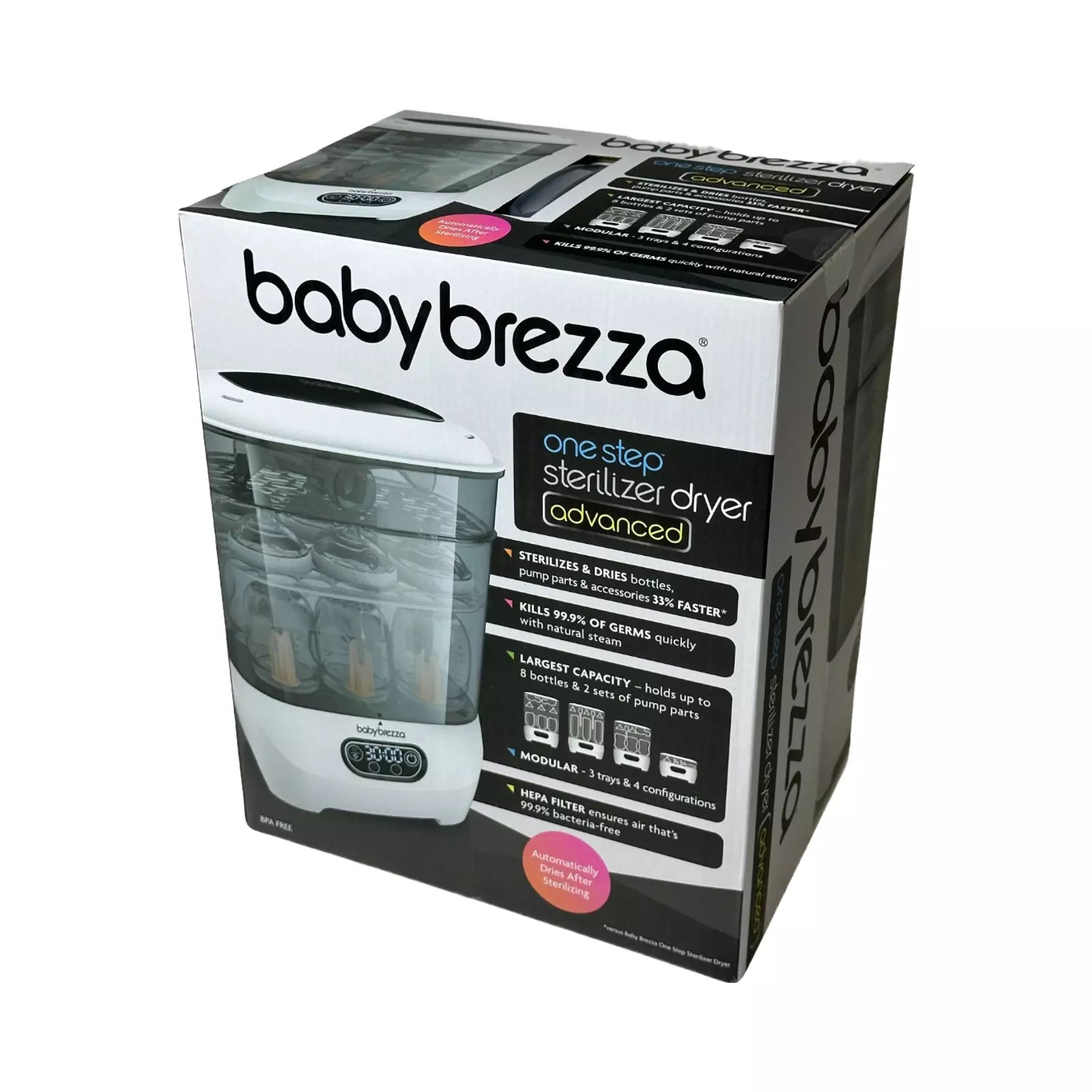 Baby Brezza One Step Baby Bottle Sterilizer and Dryer Advanced ...