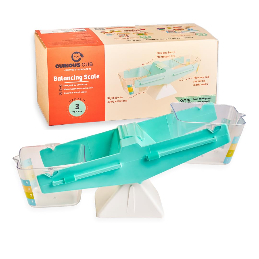 Curious Cub Balancing Scale | Wooden Learning Toy for Ages 3+ – MINIMEE ...